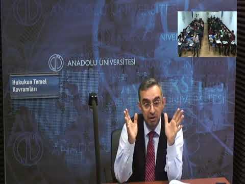 Hukukun Temel Kavramları (Ünite 1)