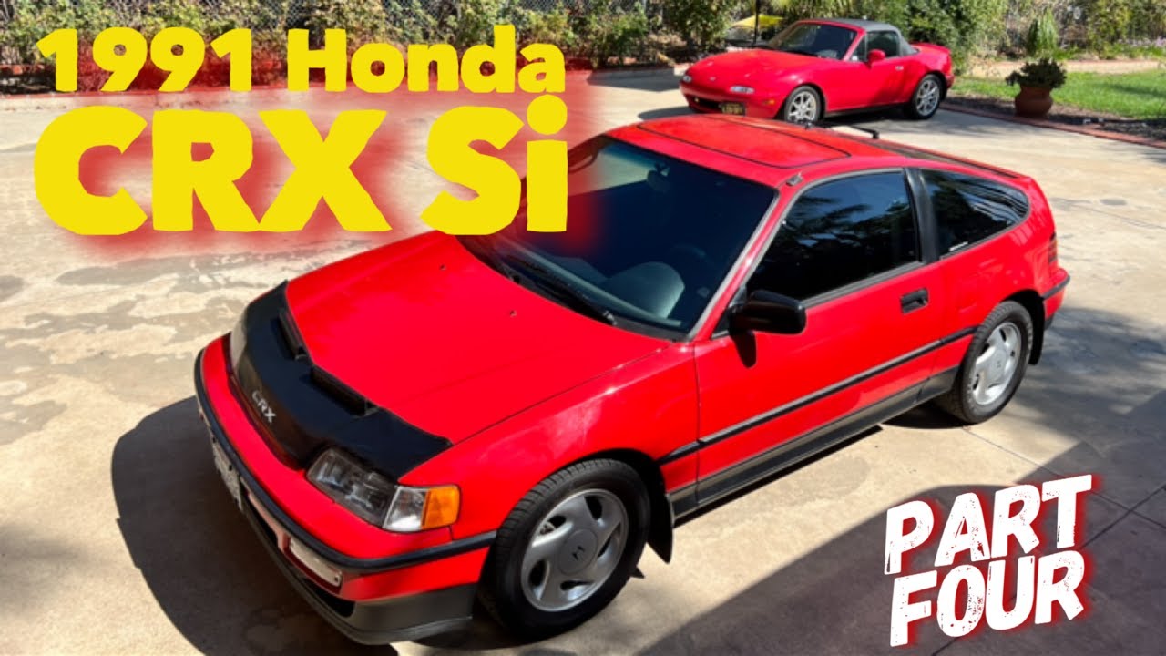 1991 Honda CRX Si - Part Four (MORE CLEANING AND LED INSTALLATION ...