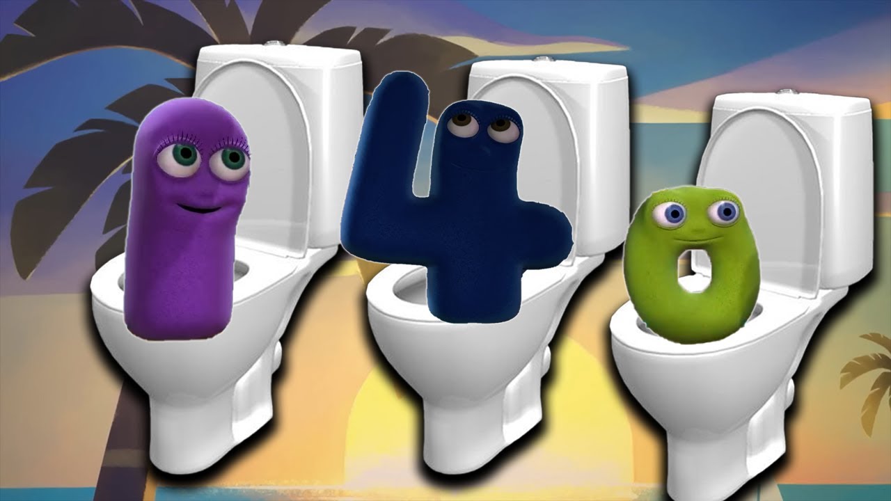 Numberjack - Skibidi Toilets Meme Songs COVER Part-1 - YouTube