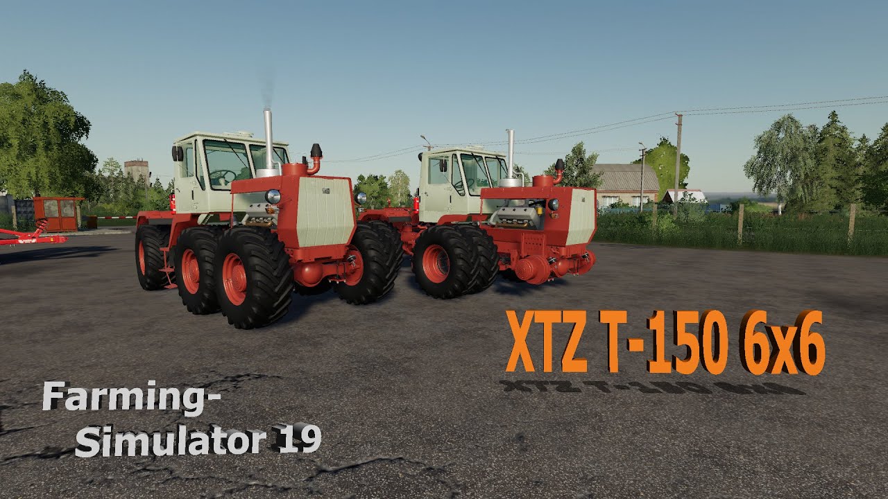 Дивимось, як в інших/ХТЗ Т150 для Farming Simulator 19/XTZ T150 for ...