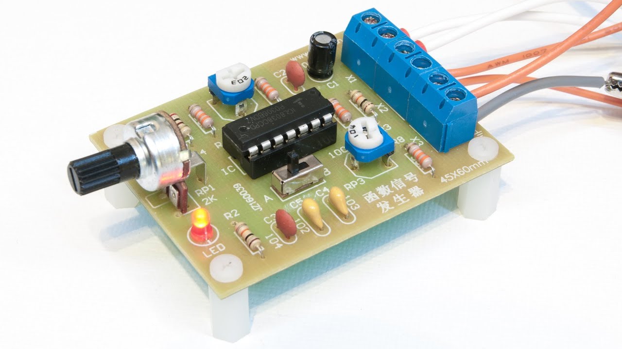 #58 Funktionsgenerator für unter 2€ mit ICL8038 - YouTube