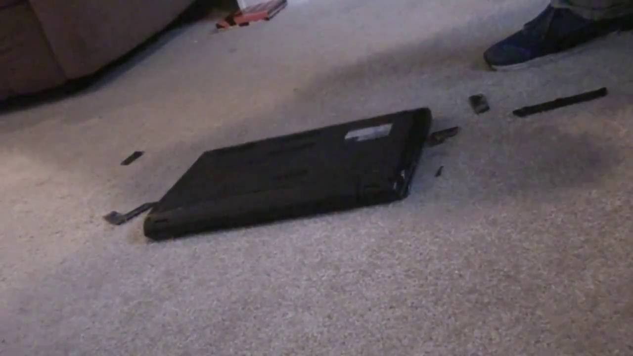 SMASHING LAPTOP!!! - YouTube