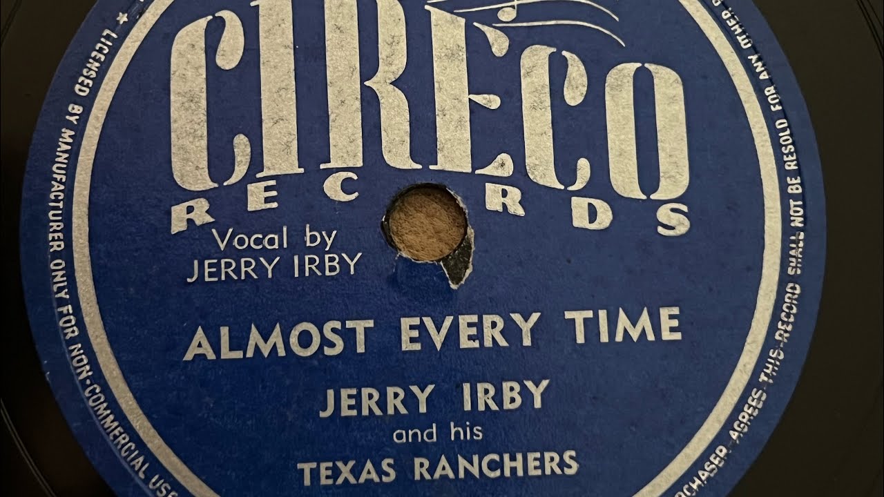 Jerry Irby - Almost Every Time - YouTube