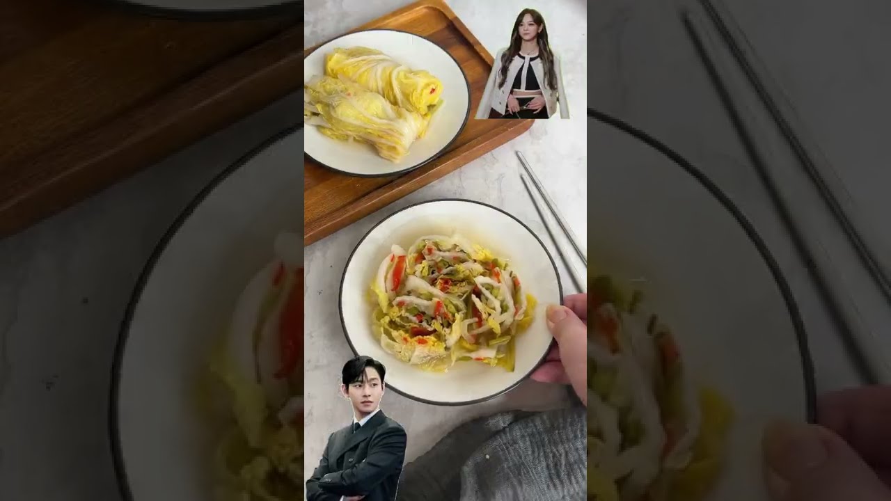 White Kimchi Ravioli Recipe #shorts - YouTube