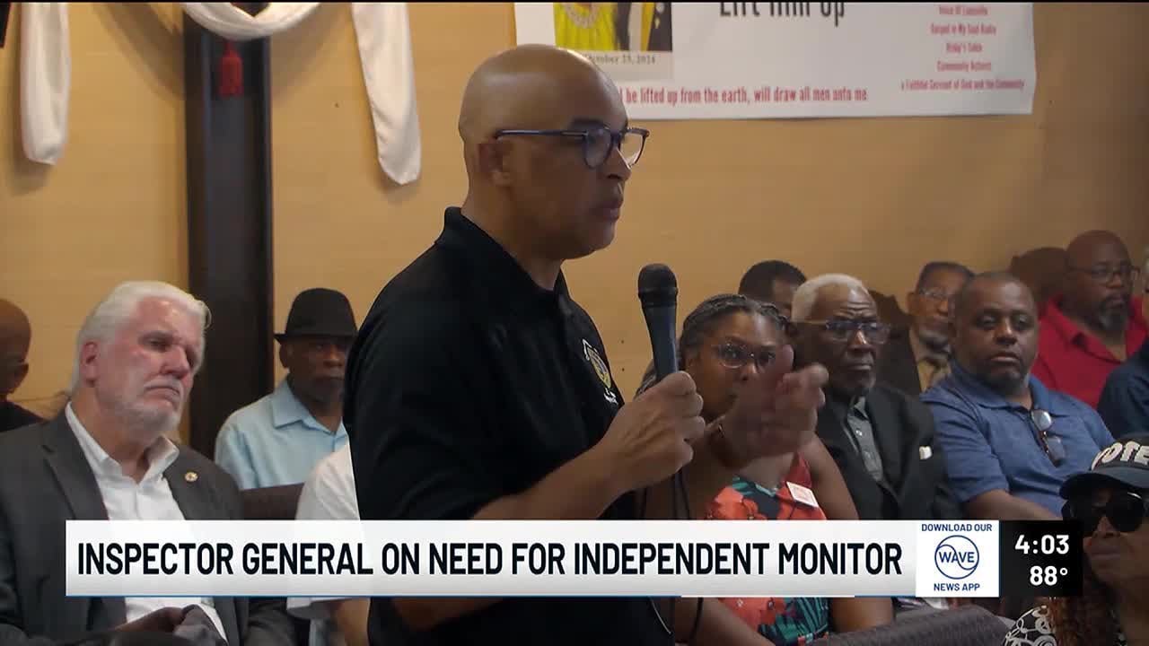 Inspector General speaks on need for independent monitor in Louisville ...