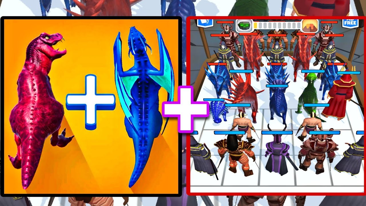merge master : dinosaur friend, merge master dinosaur fusion ⭐⭐⭐ battle ...