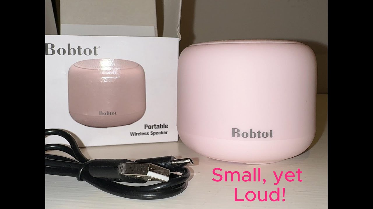 Small, yet loud speaker. Bobtot Waterproof Speaker. - YouTube