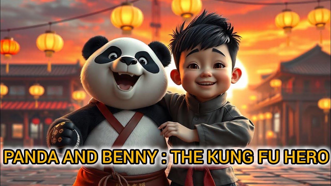 PANDA AND BENNY : THE KUNG FU HERO | FOLK TALES STORY IN ENGLISH WITH ...