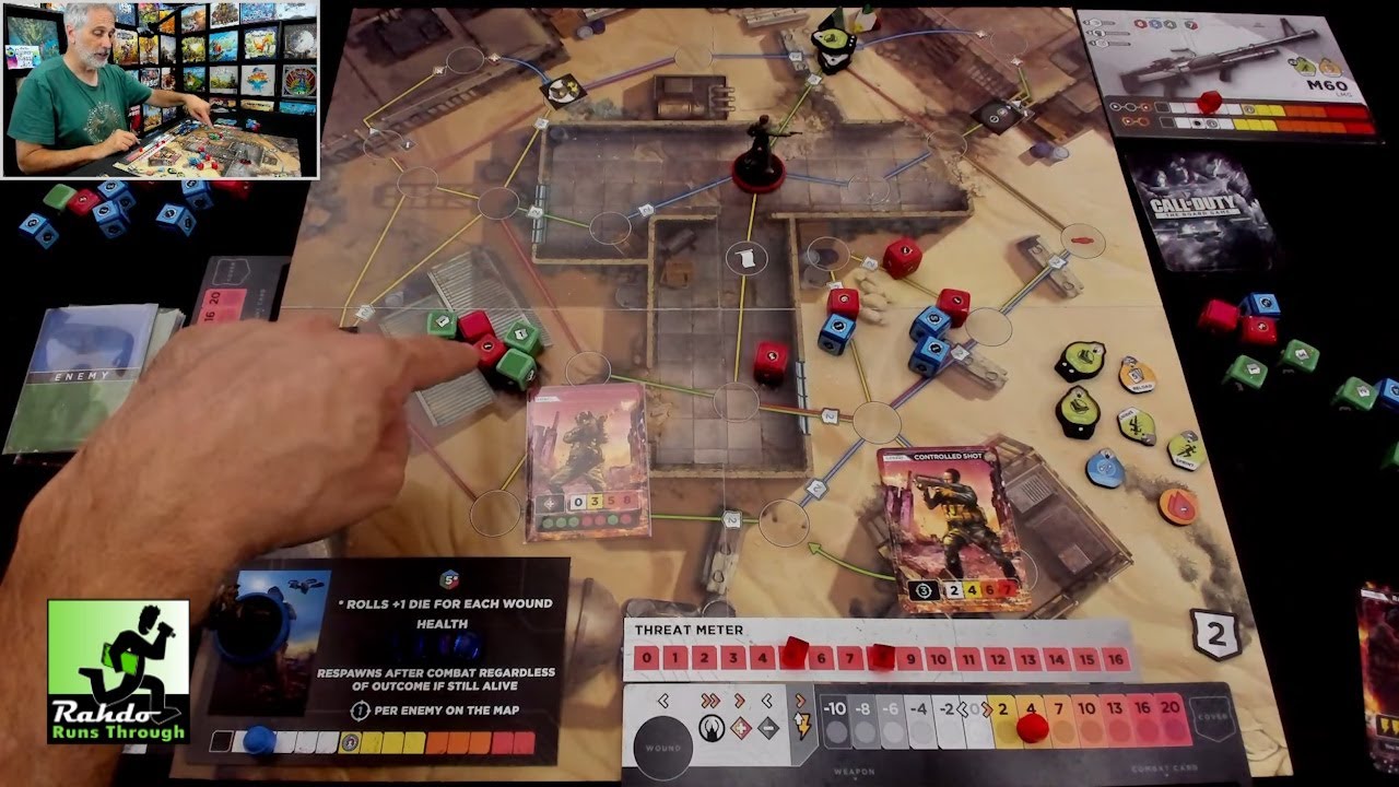 Rahdo's Solo Extended Play Call of Duty: The Board Game - YouTube