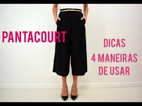 Carol Muniz - 4 maneiras de usar pantacourt - com alguns truques