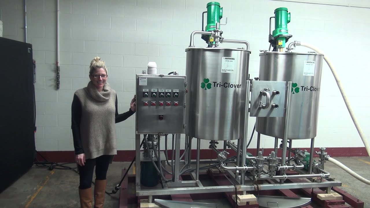 Tri Clover Mixing/Blending System Demonstration - YouTube