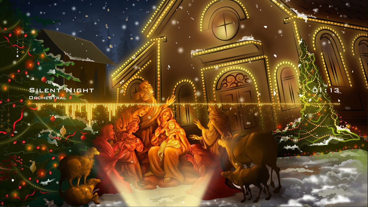🎄Relaxing Christmas Music🎄- Silent Night (Orchestral) - YouTube