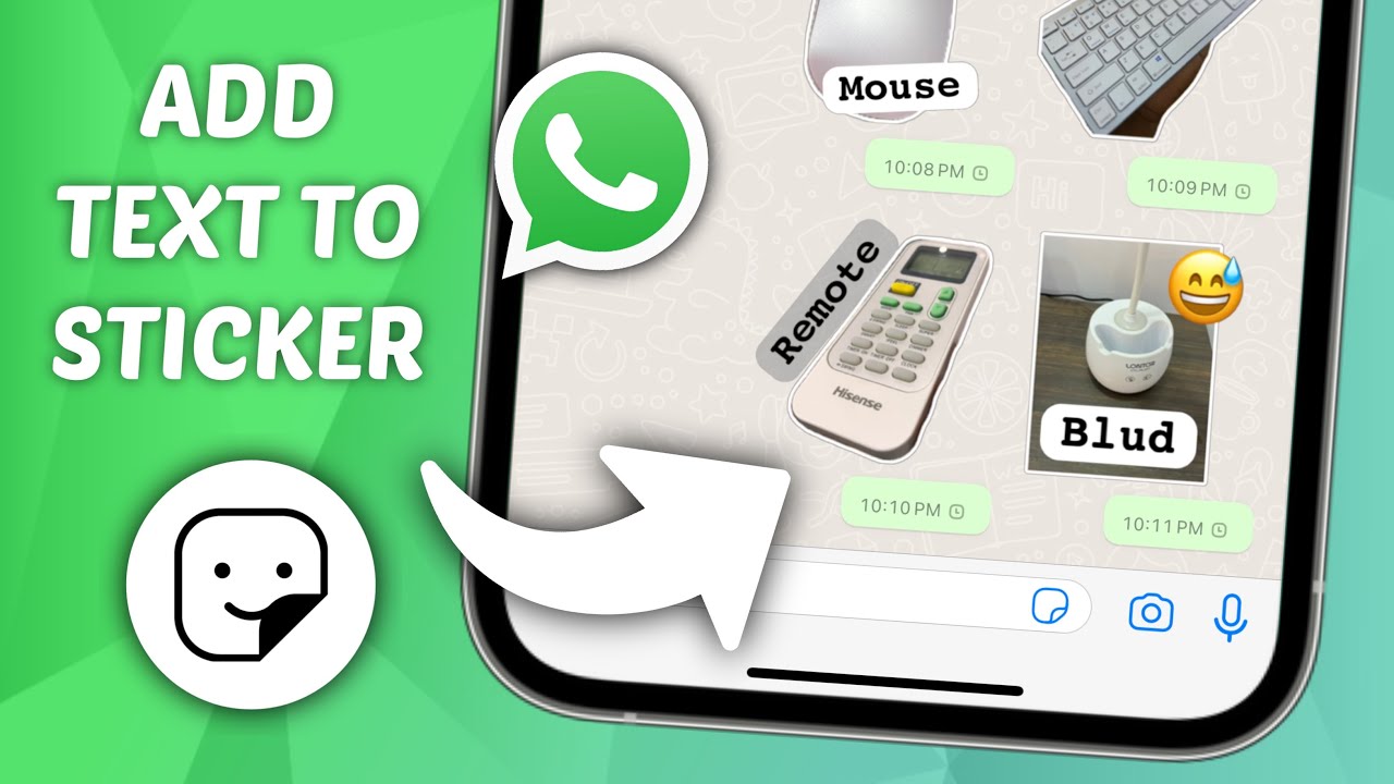 How to Add Text To WhatsApp Stickers - Quick and Easy Guide! - YouTube