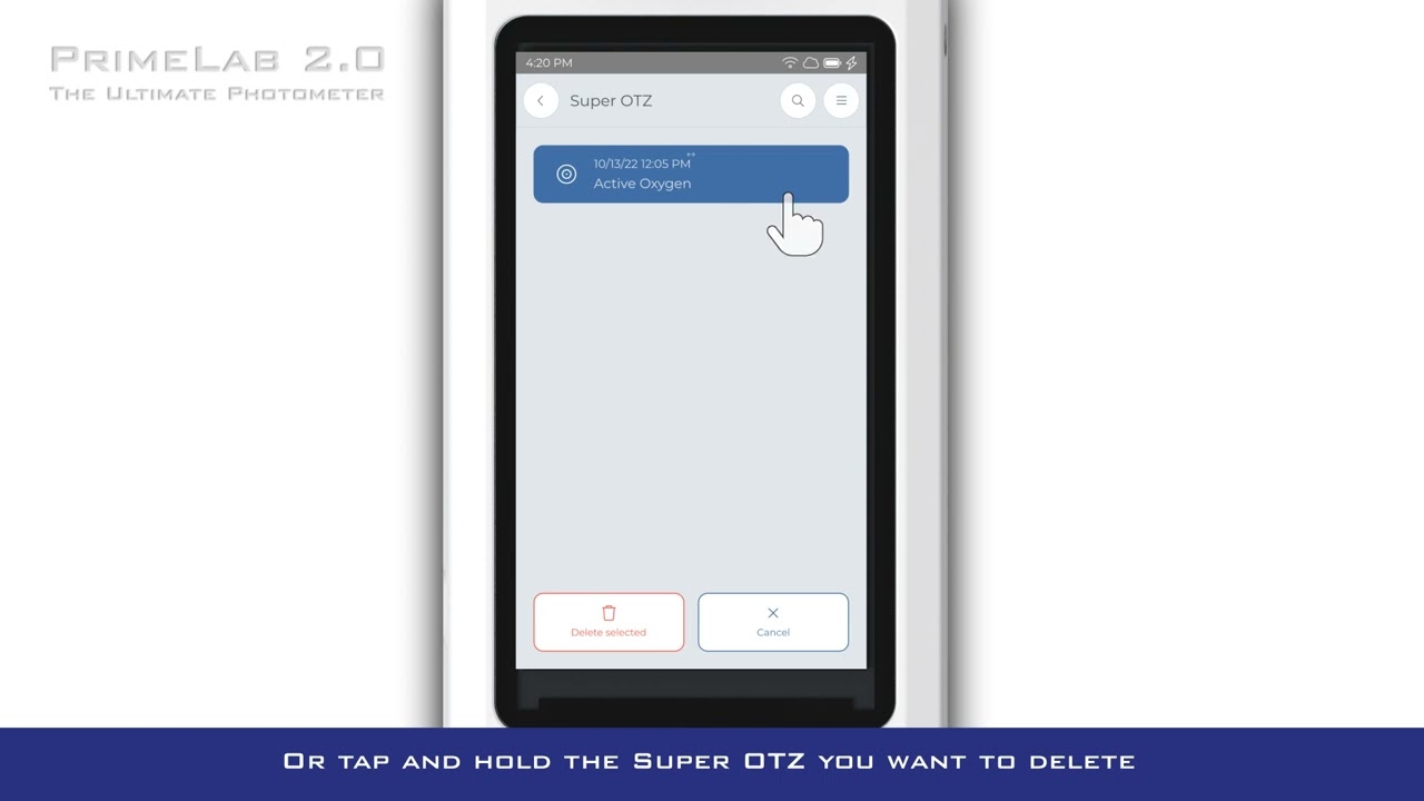 Water-i.d. ® — How To Operate With The Super OTZ With The PrimeLab 2.0 ...
