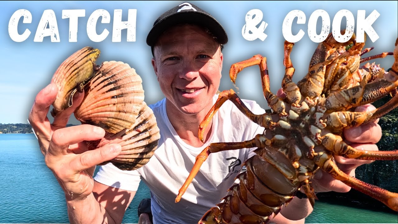 Diving for Scallops & Crayfish (Dangerous Waters) - YouTube
