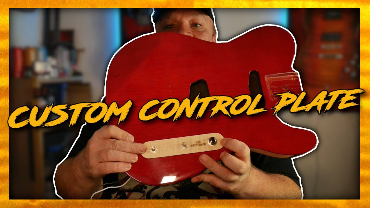 Custom Control Plate für Telecaster selber bauen - YouTube
