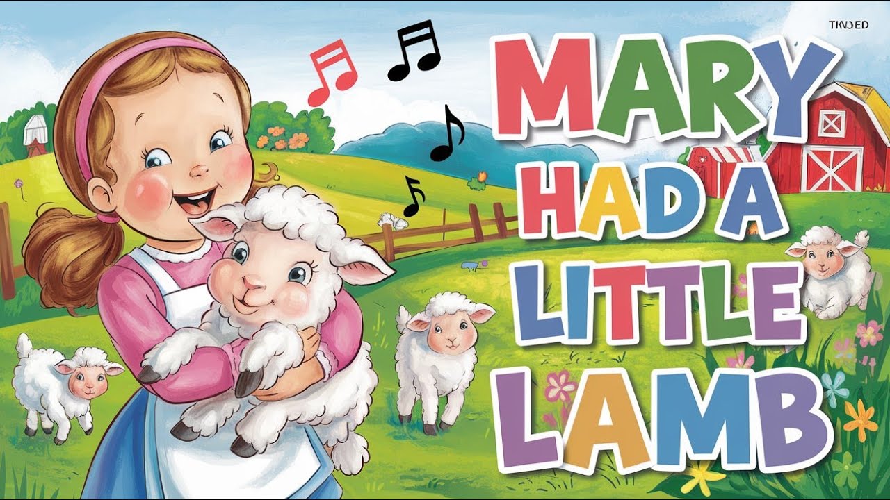 "🦙 Mary Had a Little Lamb: The Ultimate Sing-Along | Cute Nursery ...