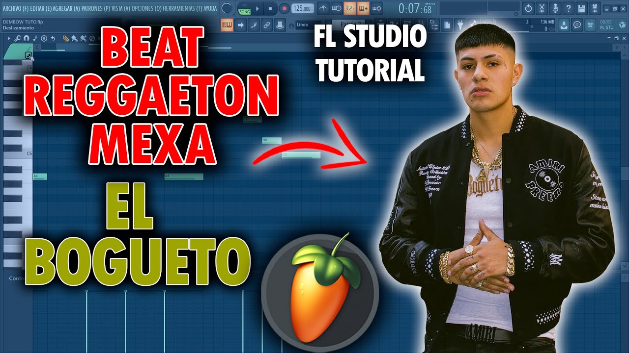 Como Hacer Beat Reggaeton Mexa estilo El Bogueto en Fl Studio - YouTube