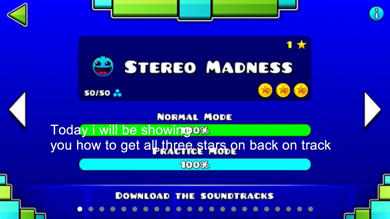 How to get all three coins on back on track-geometry dash#2 - YouTube