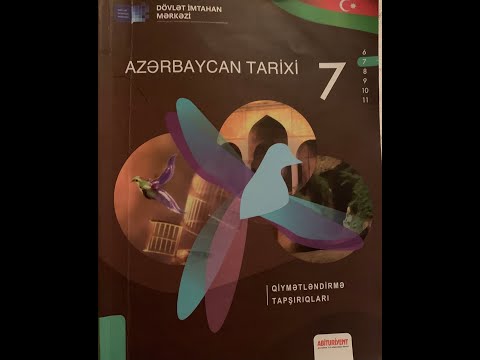 Azerbaycan Tarixi 7 ci sinif  DİM Bölme 5 A B C D variantları Cavabları ile