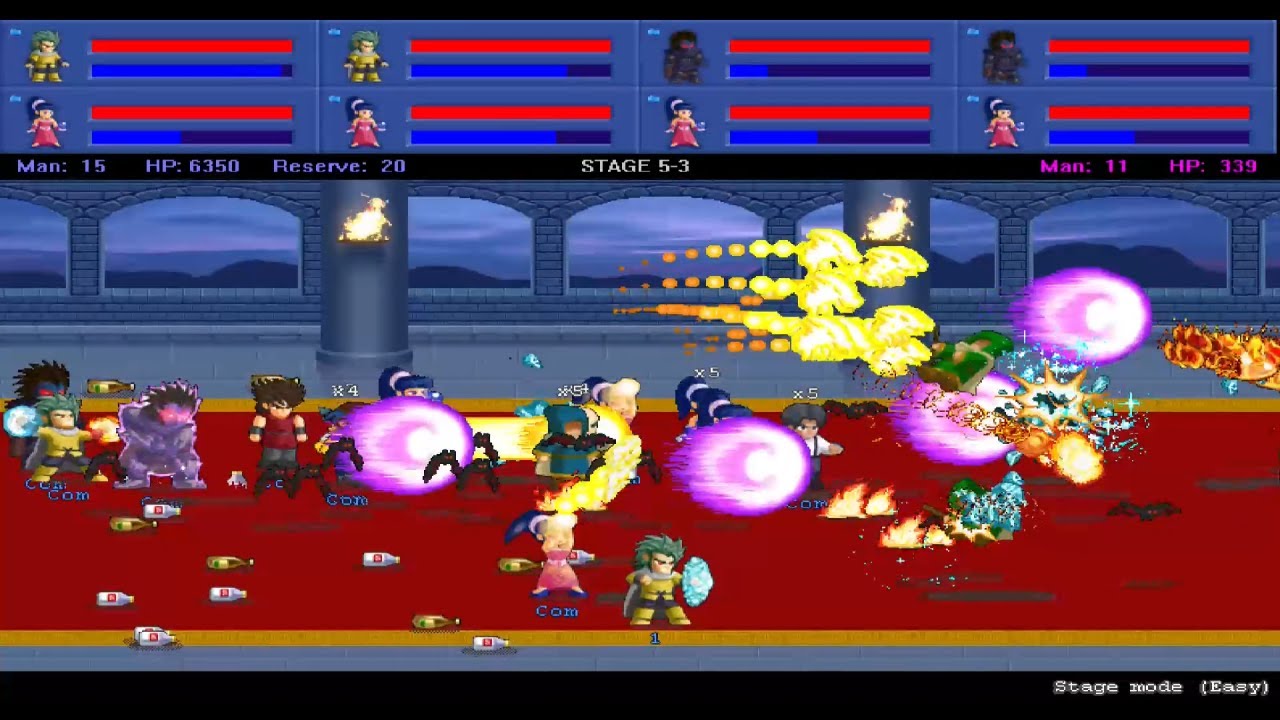 Little Fighter 2 | Firzen, Julian & Jan | Stage 5 | Easy - YouTube