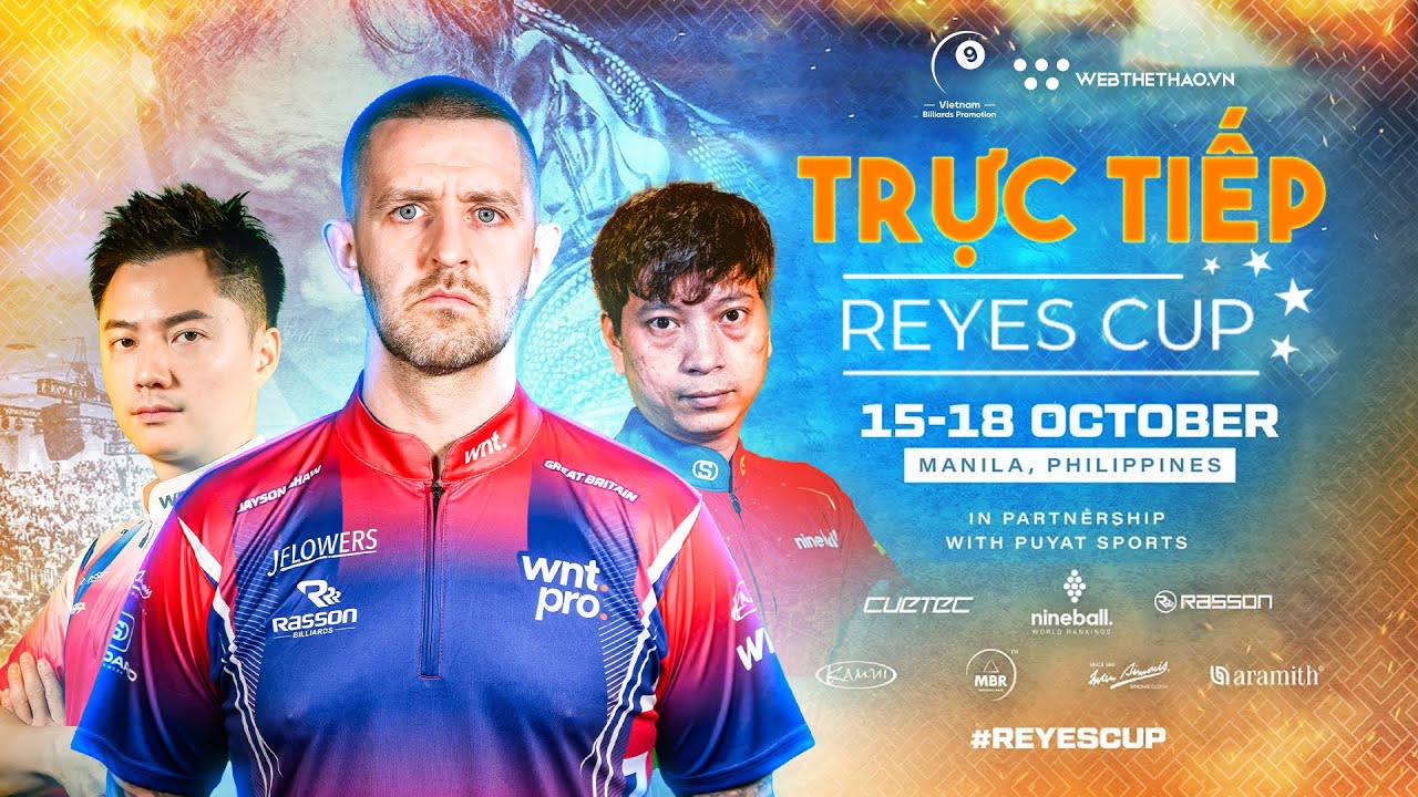 🛑 TRỰC TIẾP | GIẢI BILLIARDS REYES CUP 2024 | NGÀY 15.10 - YouTube