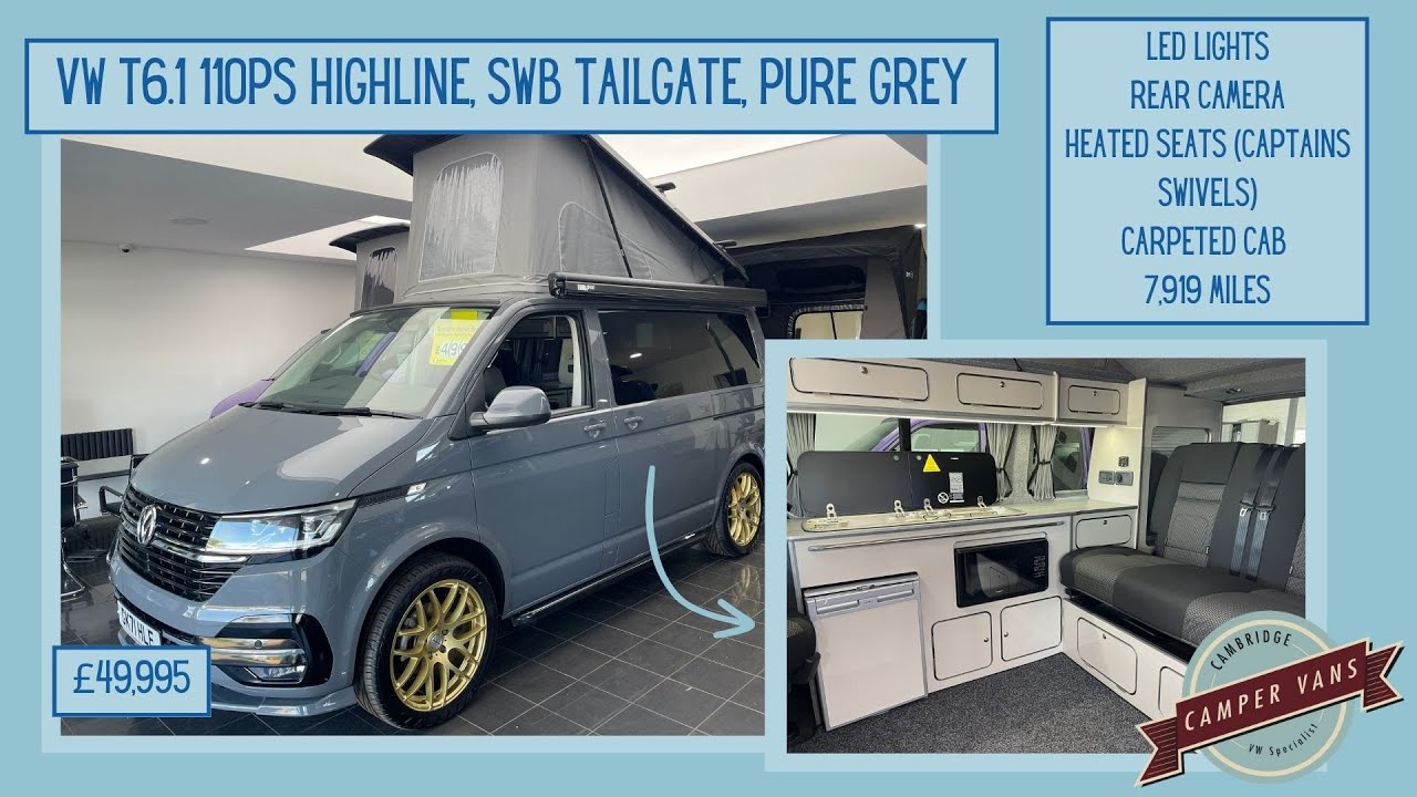 2021 71 REG VW T6.1 HIGHLINE 110PS SWB TAILGATE– LED LIGHTS, REAR ...