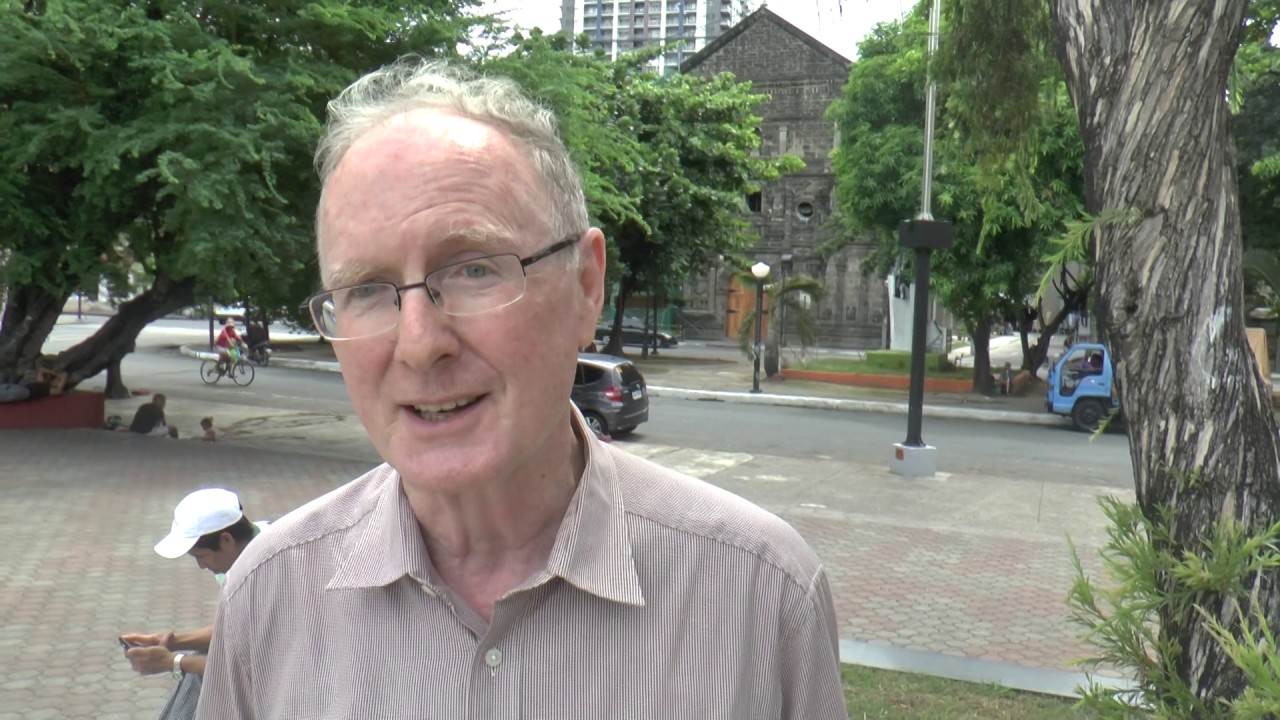 Columban Missionary John Leydon with Malate Church in the Background in ...