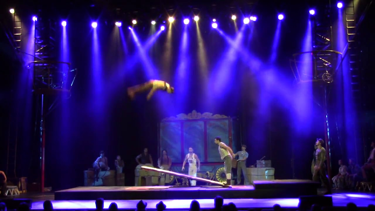 Teeter board Springboard Acrobatics Trio Circus Act Performance Event ...