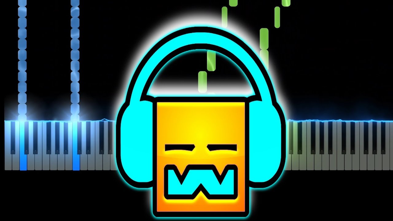 Geometry Dash Main Menu Theme (Piano Tutorial) - YouTube