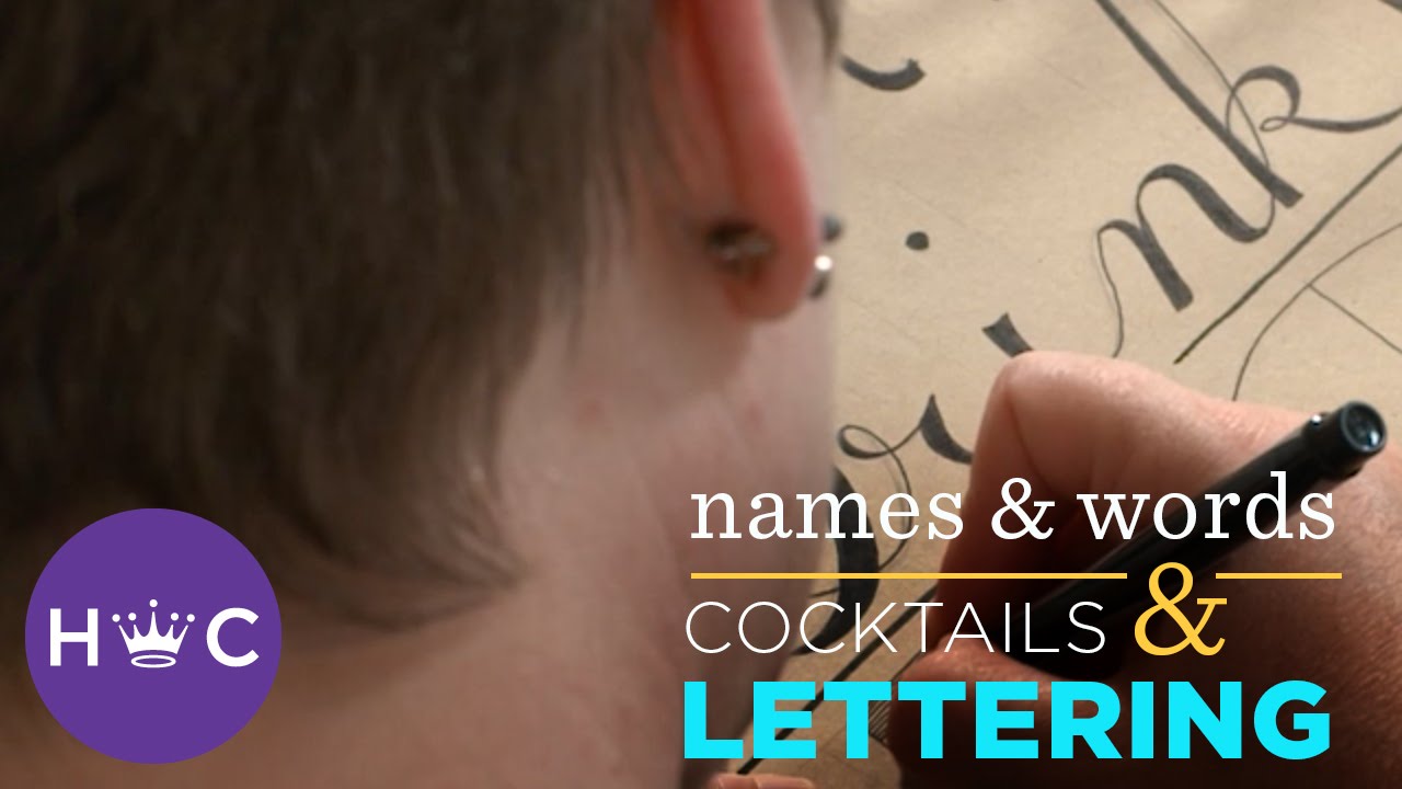 How to Hand-Letter Names (Ep. 2) | Cocktails & Creativity - YouTube