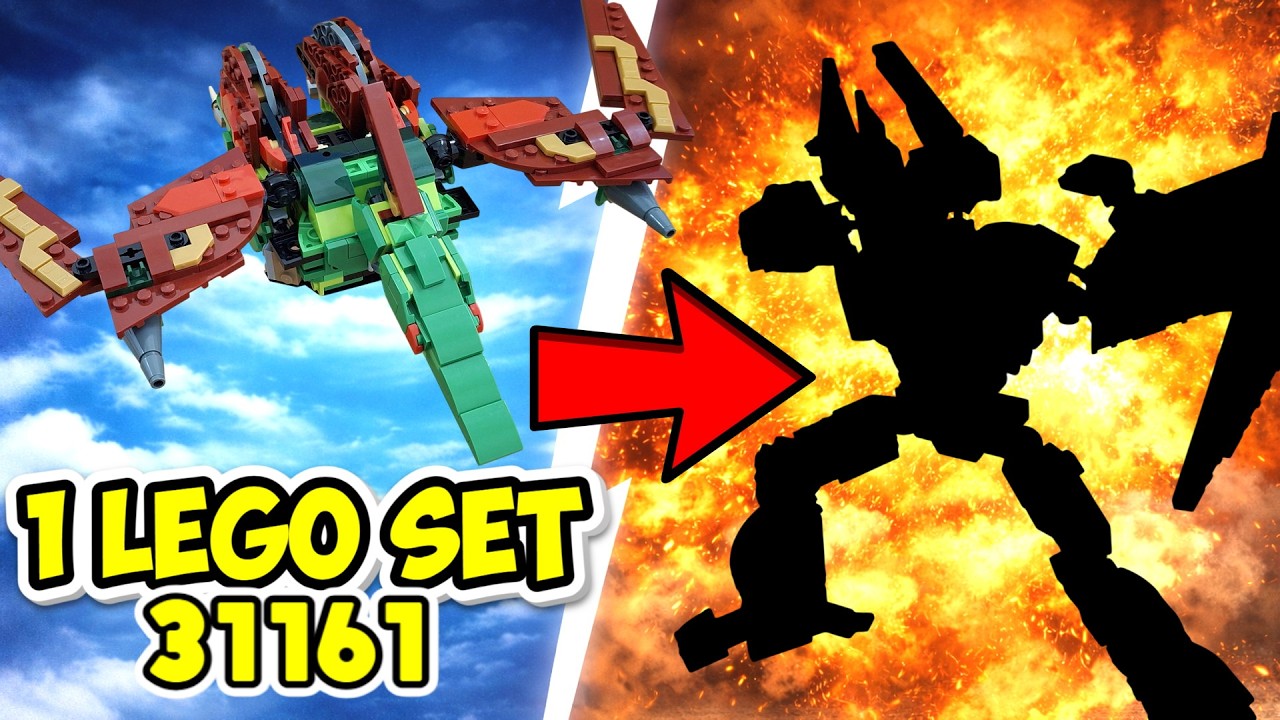 Dinobot Swoop / Transformer Pteranodon ,alternate build of LEGO 31161 ...