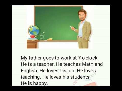 My father is a teacher. - YouTube