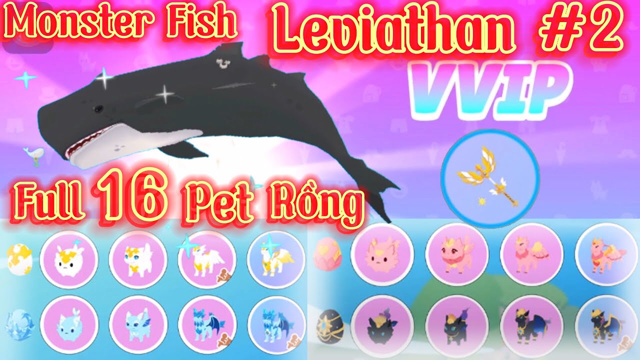 Play Together | Tất cả 16 Pet Rồng - Táng Leviathan thứ 2 - YouTube