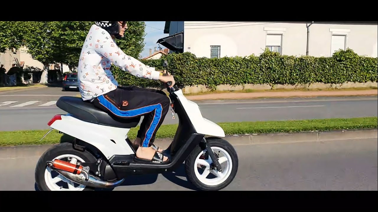 MBK BOOSTER 70 MALOSSI Test sur route ça watt pour un all days ...