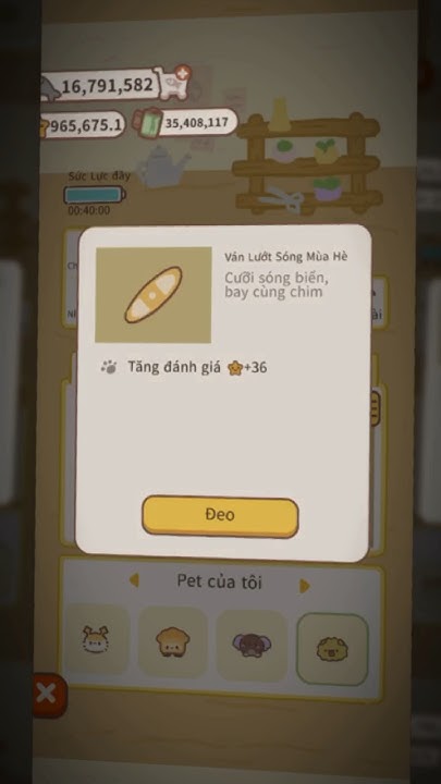 Quà trưởng thành #23 | [Pet 08_Lv3] • Ván Lướt Sóng Mùa Hè #ziokurii #pet - YouTube