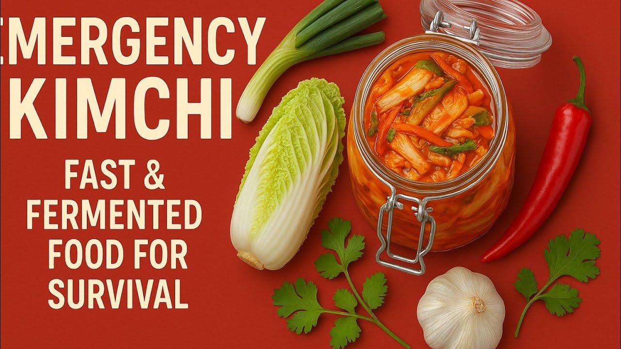 Emergency Kimchi (From Scratch): Fast & Easy Fermented Food for ...