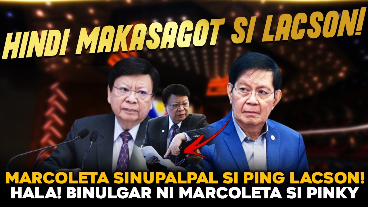 GOODNEWS NA BALITA! MARCOLETA SINOPLAK SI PING LACSON! NATA-MEME NALANG ...