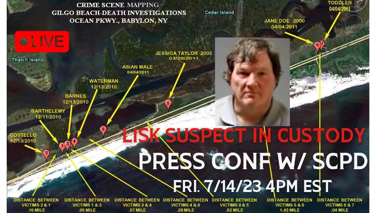 LONG ISLAND SERIAL KILLER SUSPECT IN CUSTODY PRESS CONFERENCE - YouTube