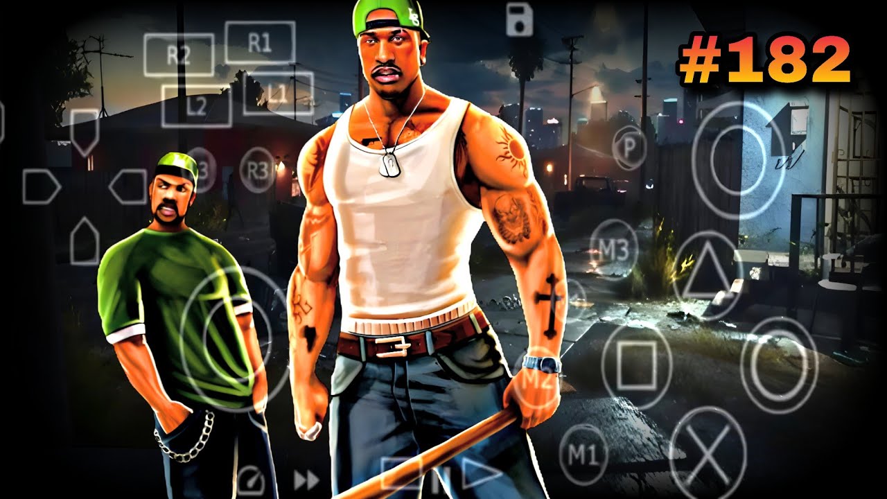 GTA San Andreas PS2 on Mobile: Riot Mission (Grove Street Takeover ...