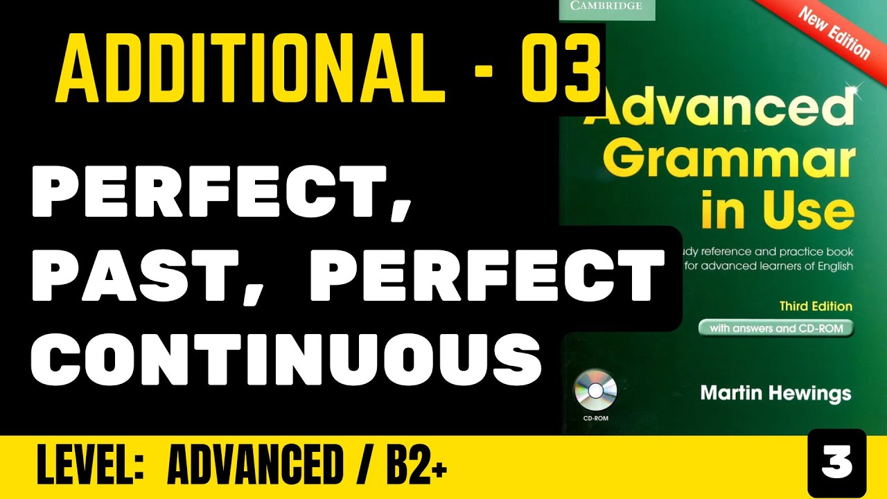 Advanced Grammar in Use | additional exercises - Past VS Perfect VS Perfect Continuous - 03 ...