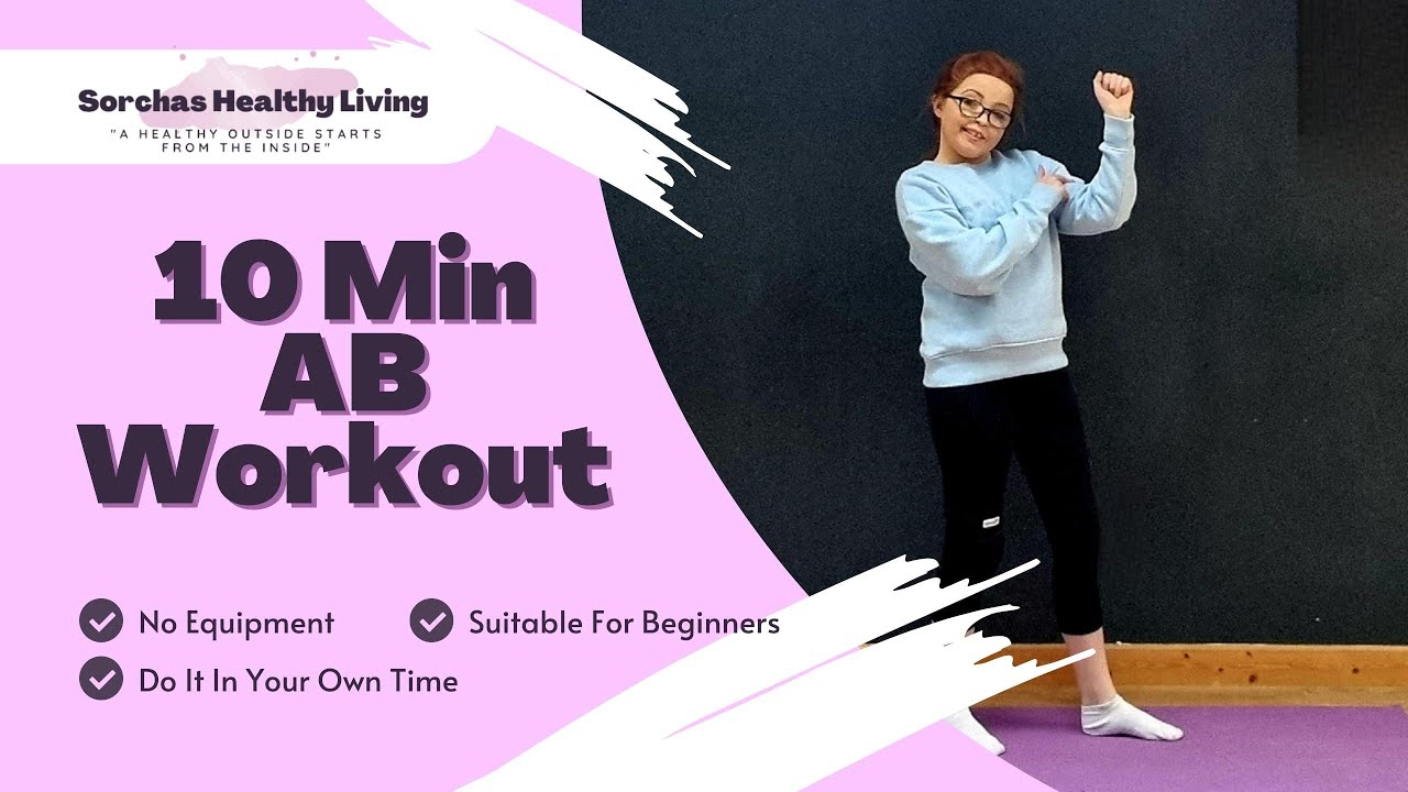 10 Minute BEGINNER AB WORKOUT (beginner abs for everyone!) - YouTube