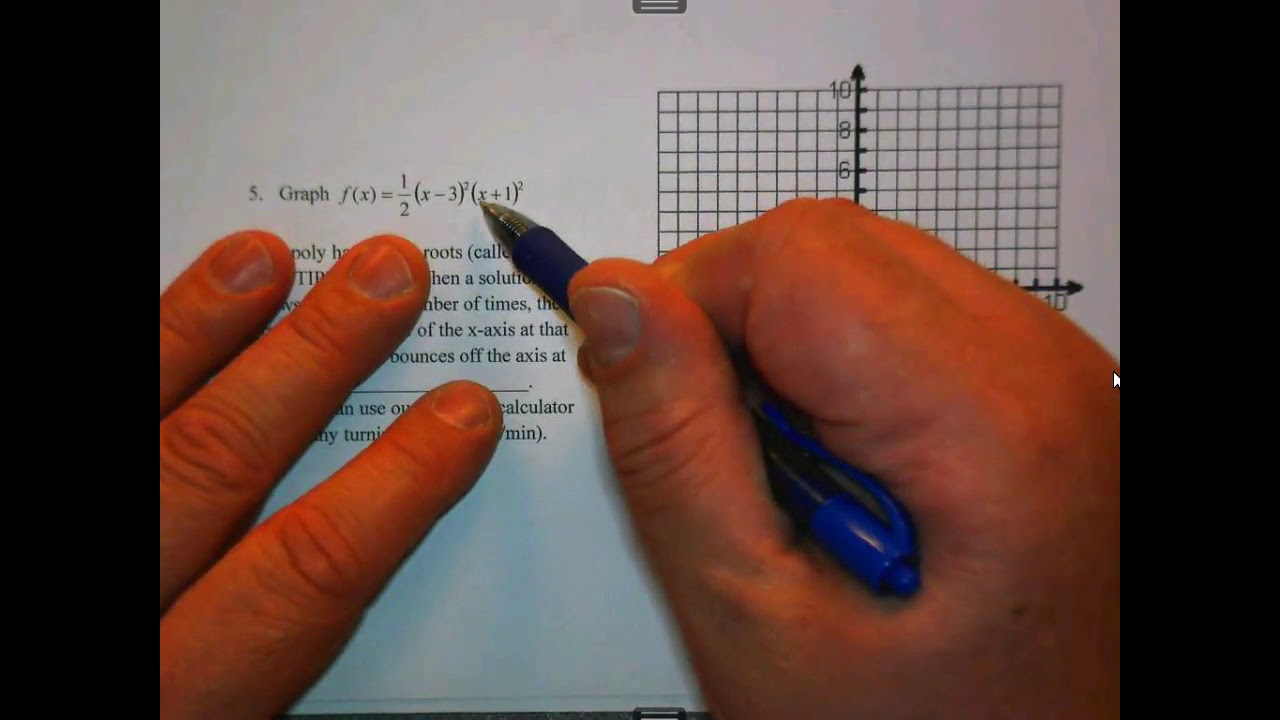 A2 5.2 Notes - Analyzing Graphs of Polynomials 2019-2020 - YouTube