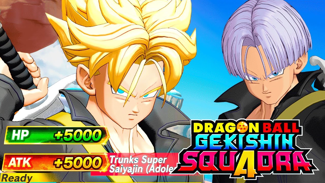 O NOVO BUFF DO TRUNKS DEIXOU ELE SINISTRO no Dragon Ball Gekishin ...