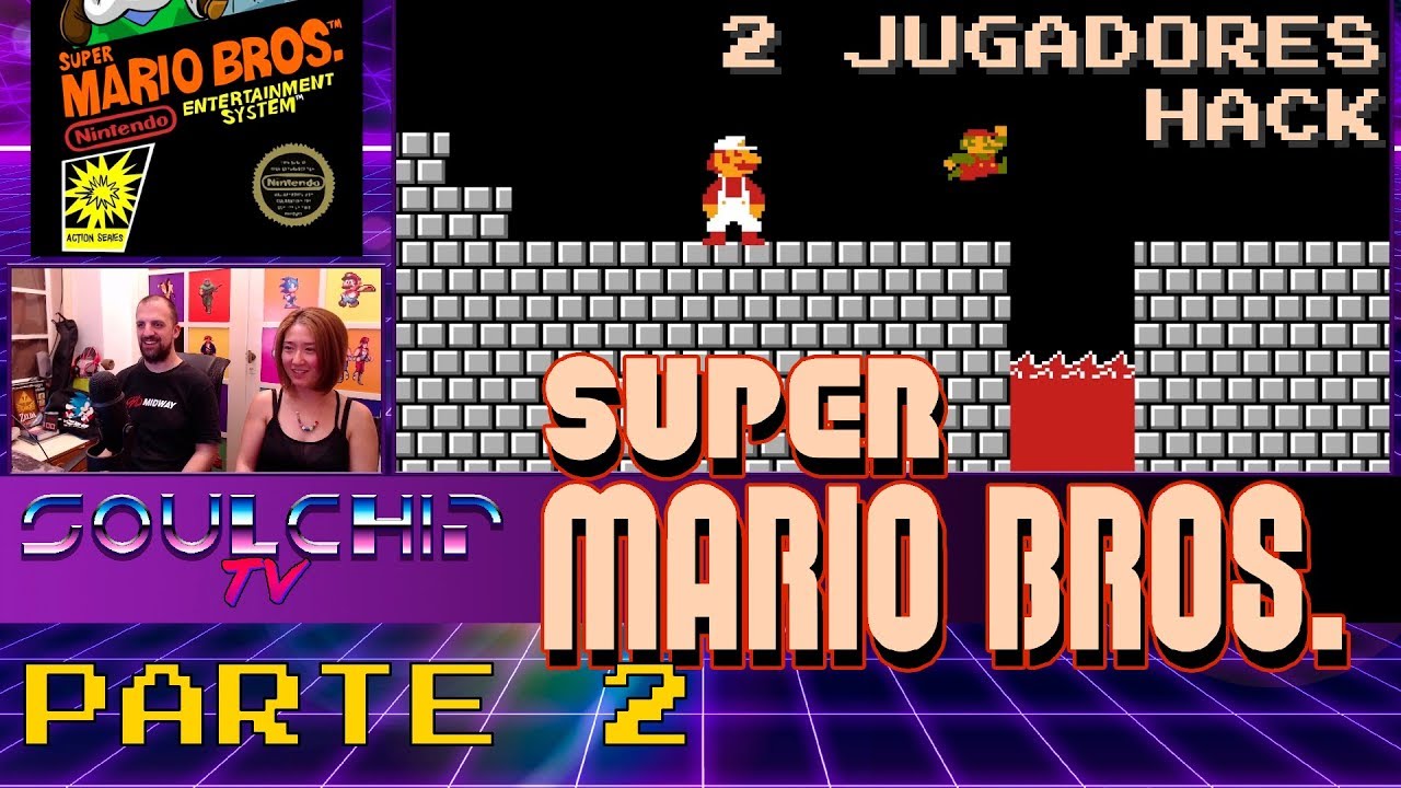 Super Mario Bros Hack - 2 jugadores - ¿Podemos pasar el primer mundo ...
