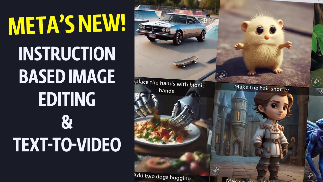 Meta's Emu Video/Edit: GROUNDBREAKING Text-to-Video & Instruction-based ...
