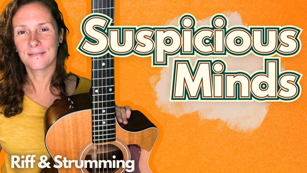 How to play ELVIS: Suspicious Minds - ACOUSTIC GUITAR TUTORIAL - YouTube