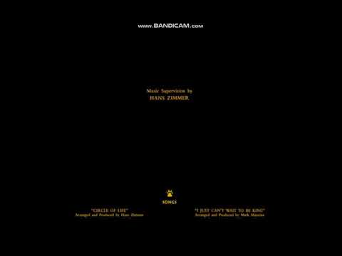 The Lion King 1994 - End Credits 12/14/17