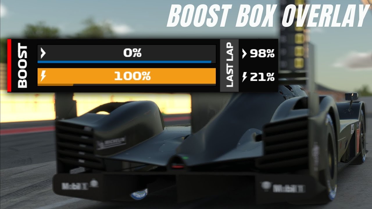 Racelab - Boost Box Overlay - YouTube