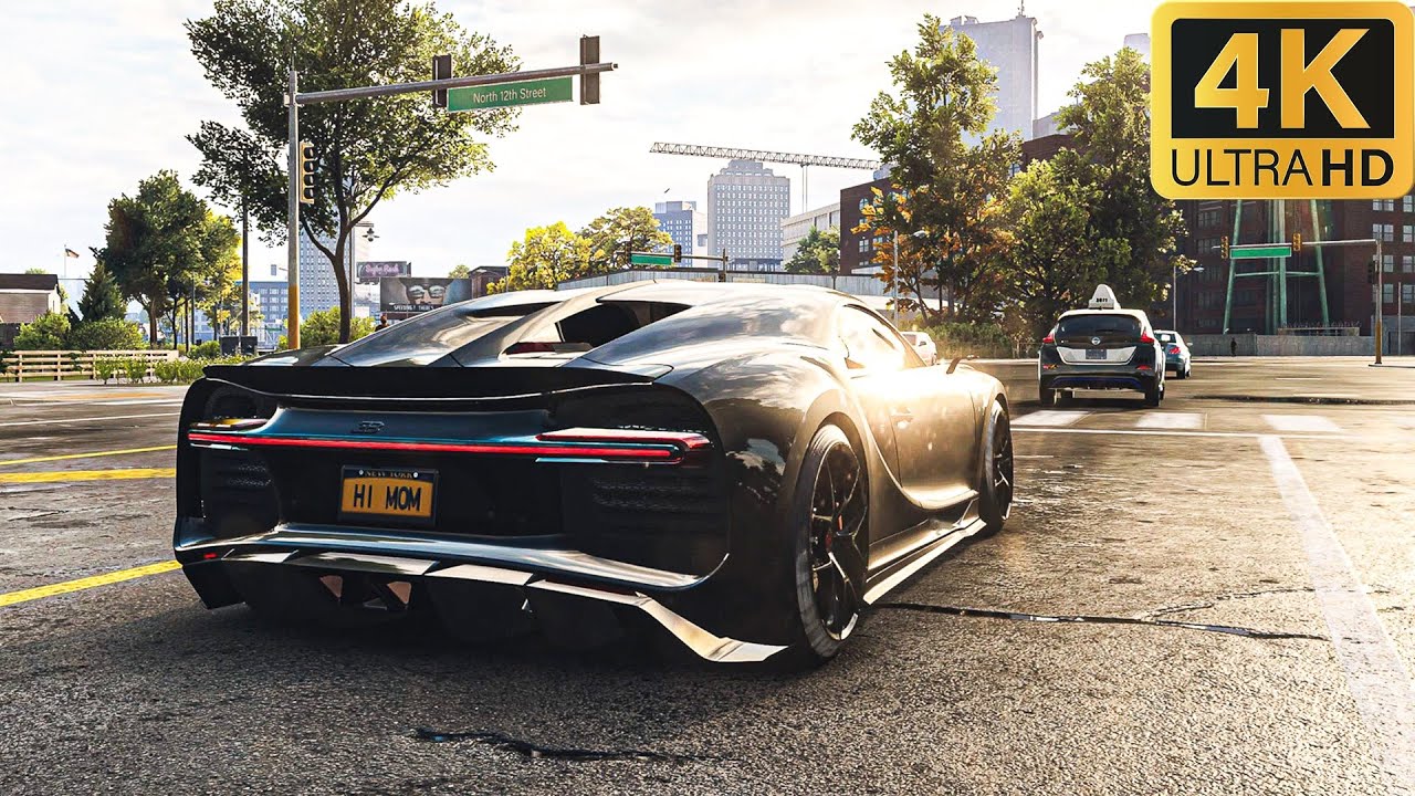BUGATTI Chiron | 4K 60fps | Need For Speed Unbound | Logitech G923 ...